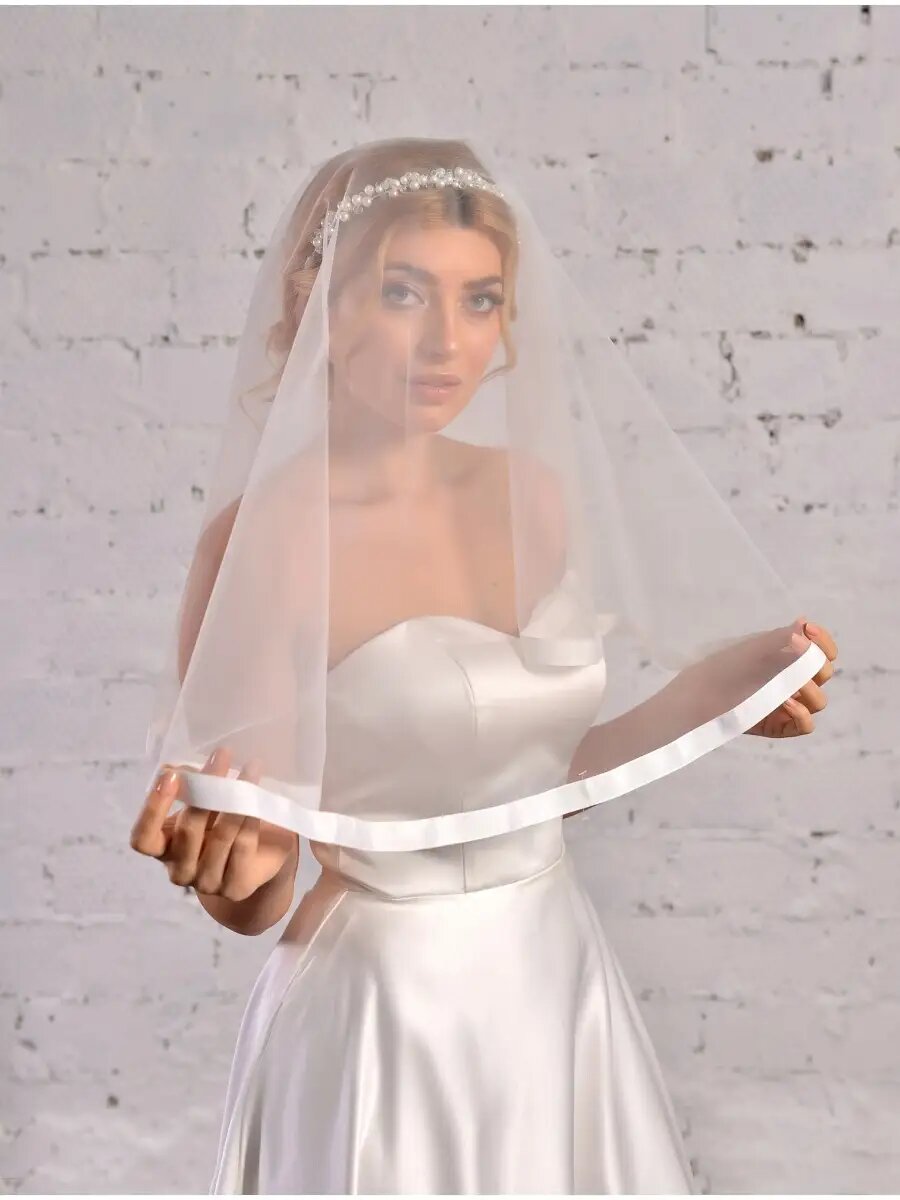 Фата Romantic Wedding, белый — фото 1