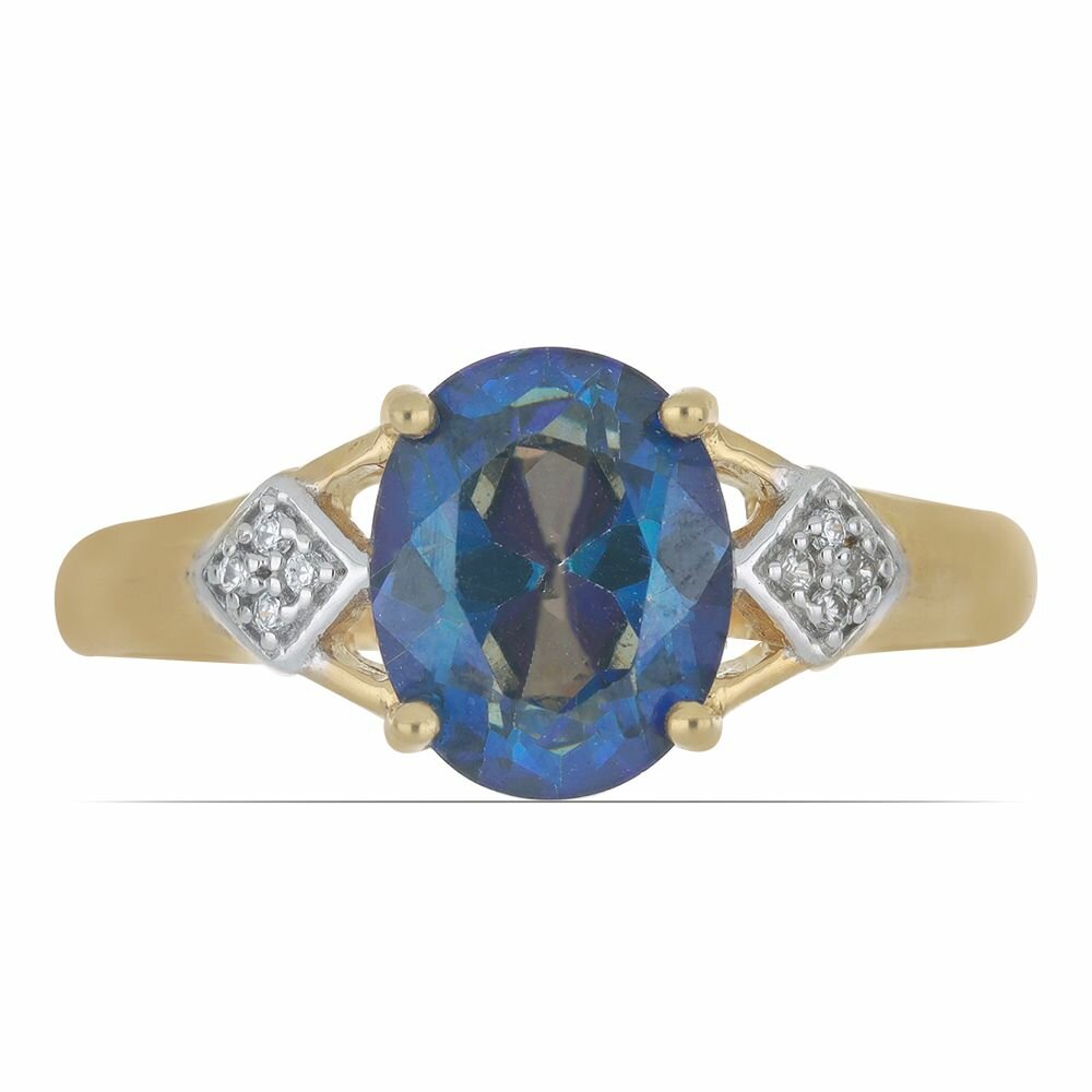 Кольцо Ювелирия, серебро, 925 проба, циркон, кварц