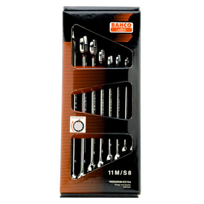 Набор комбинированных ключей удиненных (8-19мм) 11M/S8