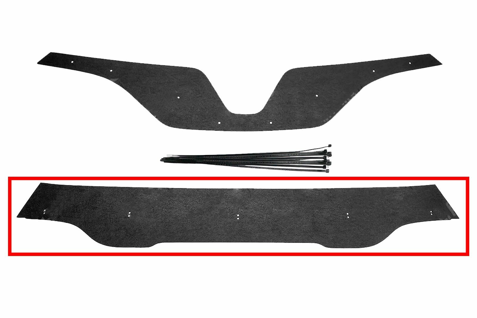 Зимняя защита на стяжках для Renault Sandero Stepway 2018-/Logan Stepway- 2018- низ