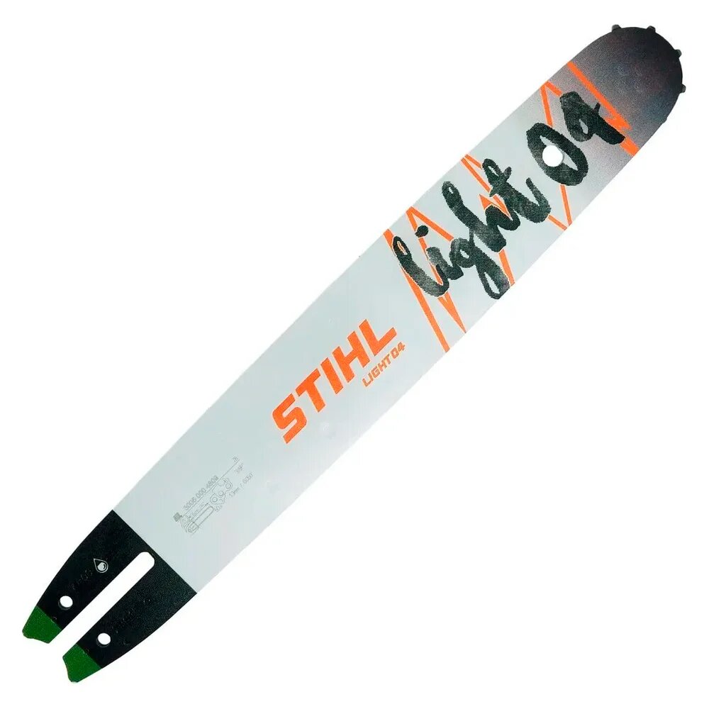 Направляющая шина R 35 см/14" 1,3 мм/0,05" 3/8"P STIHL 3005-000-4809 из закаленной стали с усиленной боковиной