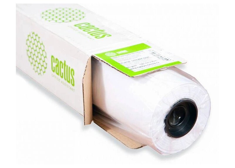 Бумага Cactus 42"(A0+) (1067мм-45м) CS-LFP90-1067457 , 90г/м2, белый