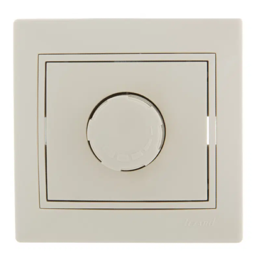 Диммер Lezard / Лезард Mira с фильтром, кремовый, мощностью 500Вт 220В IP20 / электрика