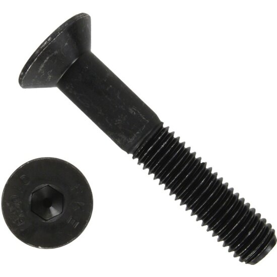 Винт Море-метизов DIN 7991 класс прочности 10.9 оксид М24x160 мм, 5 шт VINT7991241605М