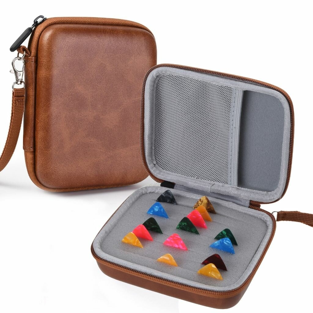 (1 комплект) Набор коробок для хранения медиаторов (цвет выбирается случайным образом) - Коричневый