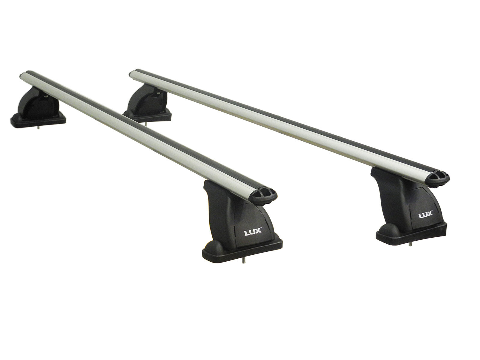 Багажник на Лада Ларгус (без рейлингов со штатными местами), Lux, аэродинамические дуги 53 мм
