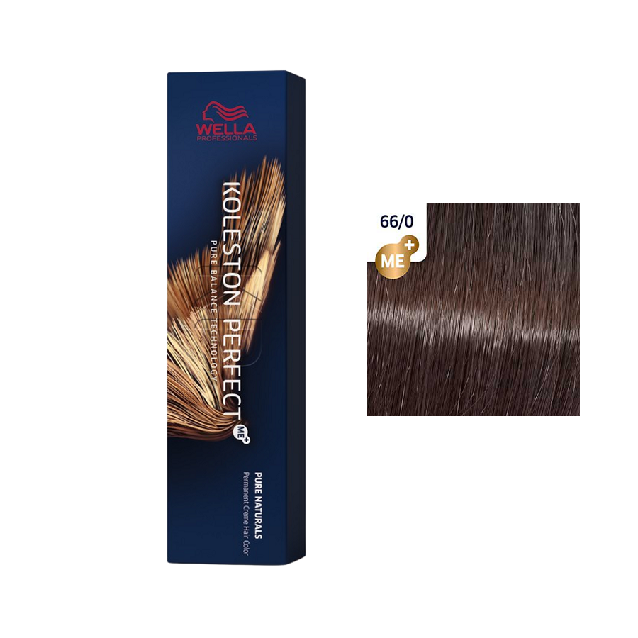 Wella Koleston Perfect ME+ 66/0 - Стойкая краска темный блонд интенсивный натуральный 60 мл