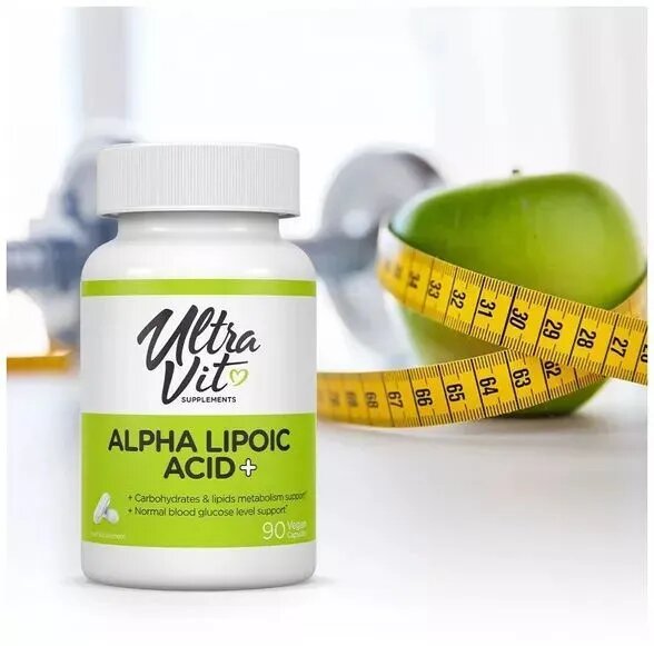 Альфа-липоевая кислота Ultra Vit Alpha Lipoic Acid 90 веганских капсул