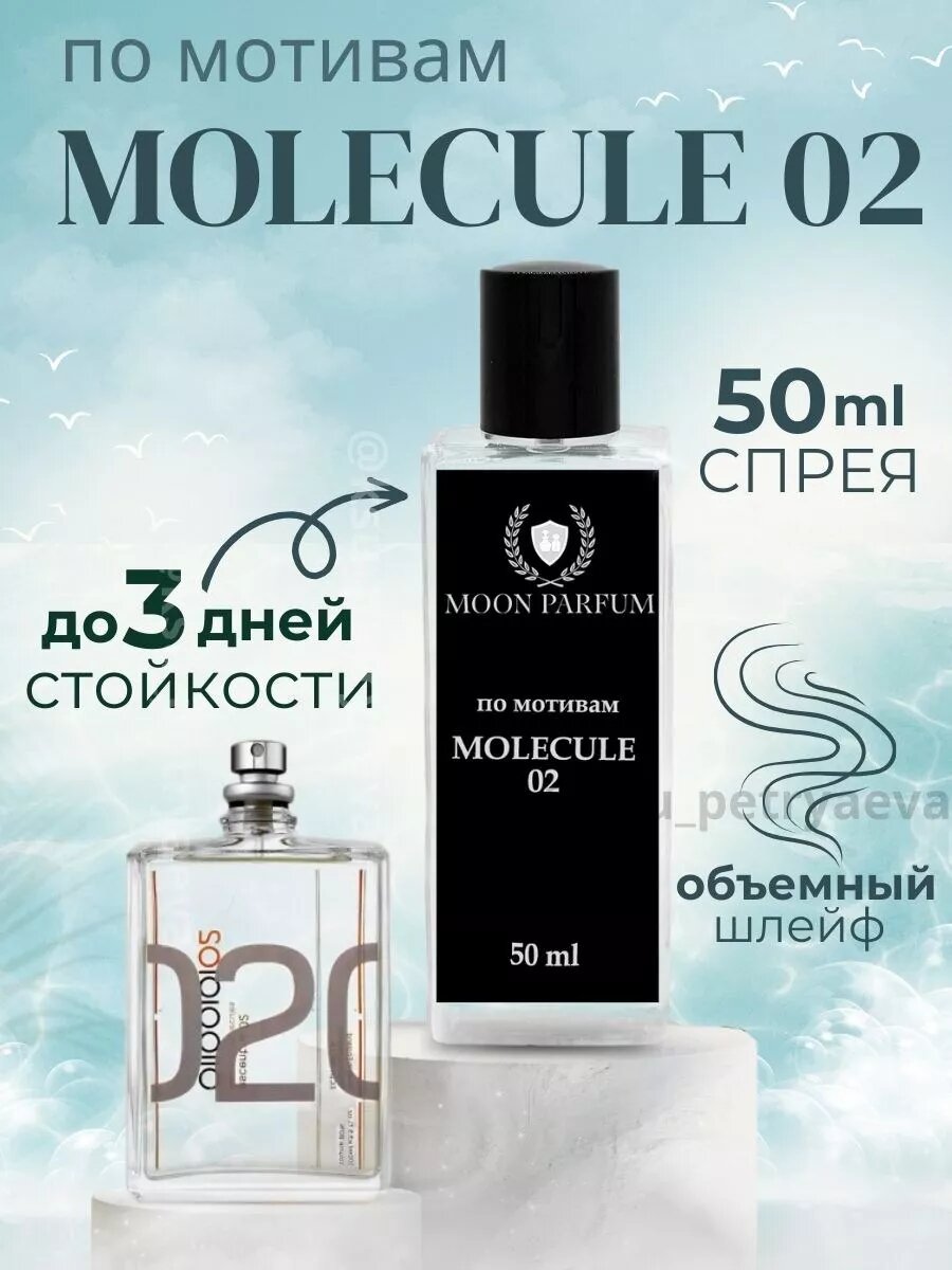 Духи по мотивам Escenrtric Молекула 02