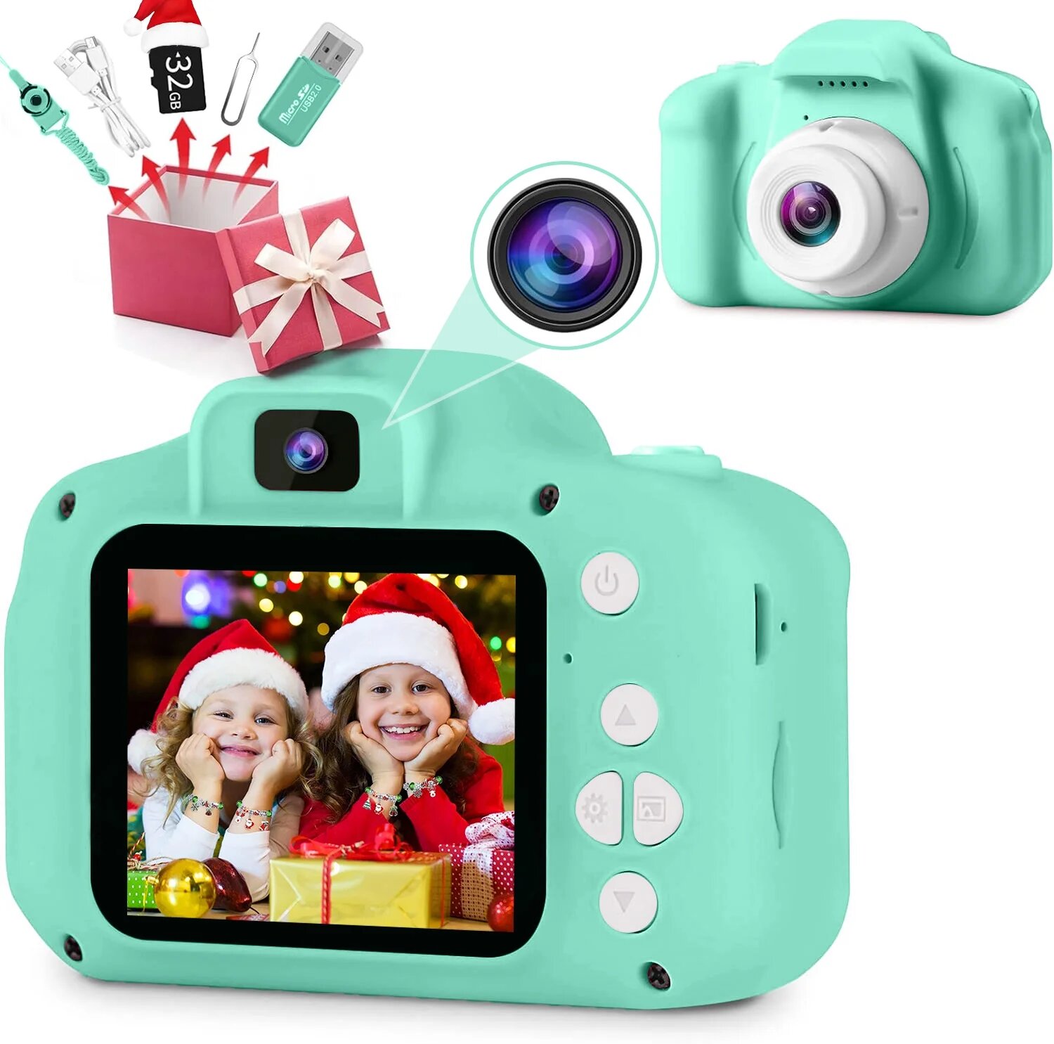 Детская камера, игрушки для малышей, рождественские подарки на день рождения для мальчиков и девочек, детские игрушки дл