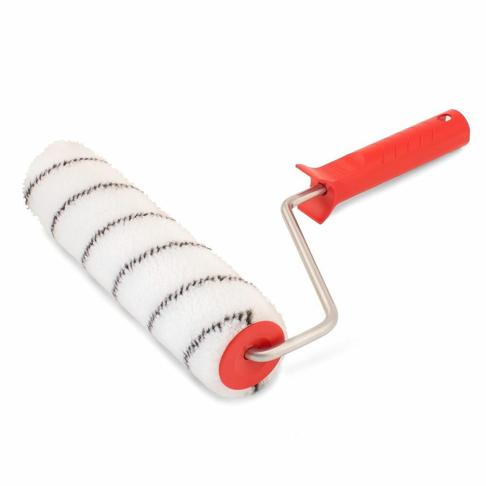 Валик с ручкой Color Expert Red 84427510/84427502 полиэстер ворс 12 мм (250*48мм)