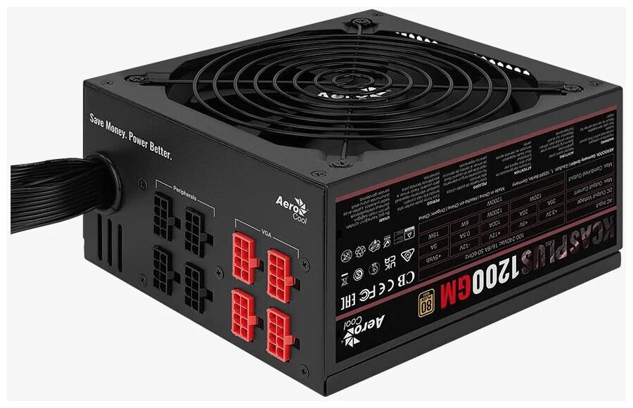 Блок питания Formula ATX 1200W AC KCAS PLUS 1200GM V2 (20+4pin) APFC 140mm fan SATA Cab Manag RTL