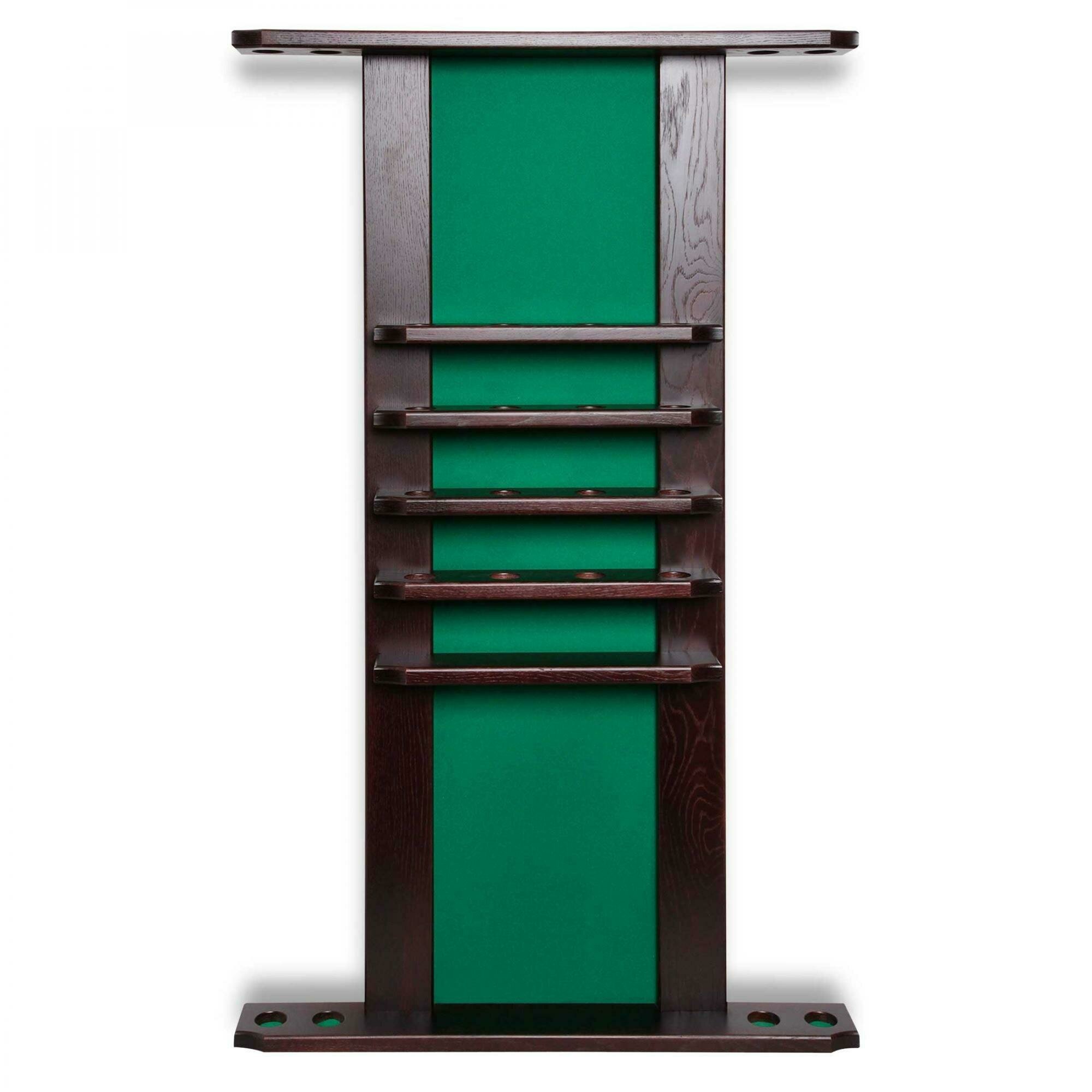 Киевница настенная для 4 киев, дуб (темно-коричневая)