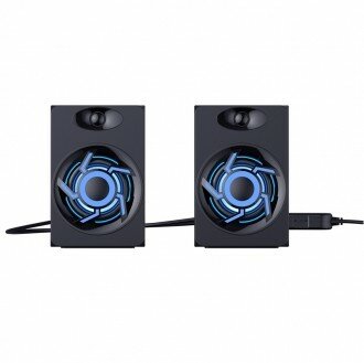 Игровая акустика с подсветкой HAVIT GAMENOTE HV-SK706 Gaming 2.0 USB 6 Вт.