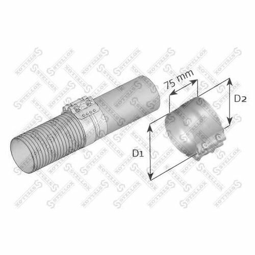 Хомут глушителя Stellox 8201075SX