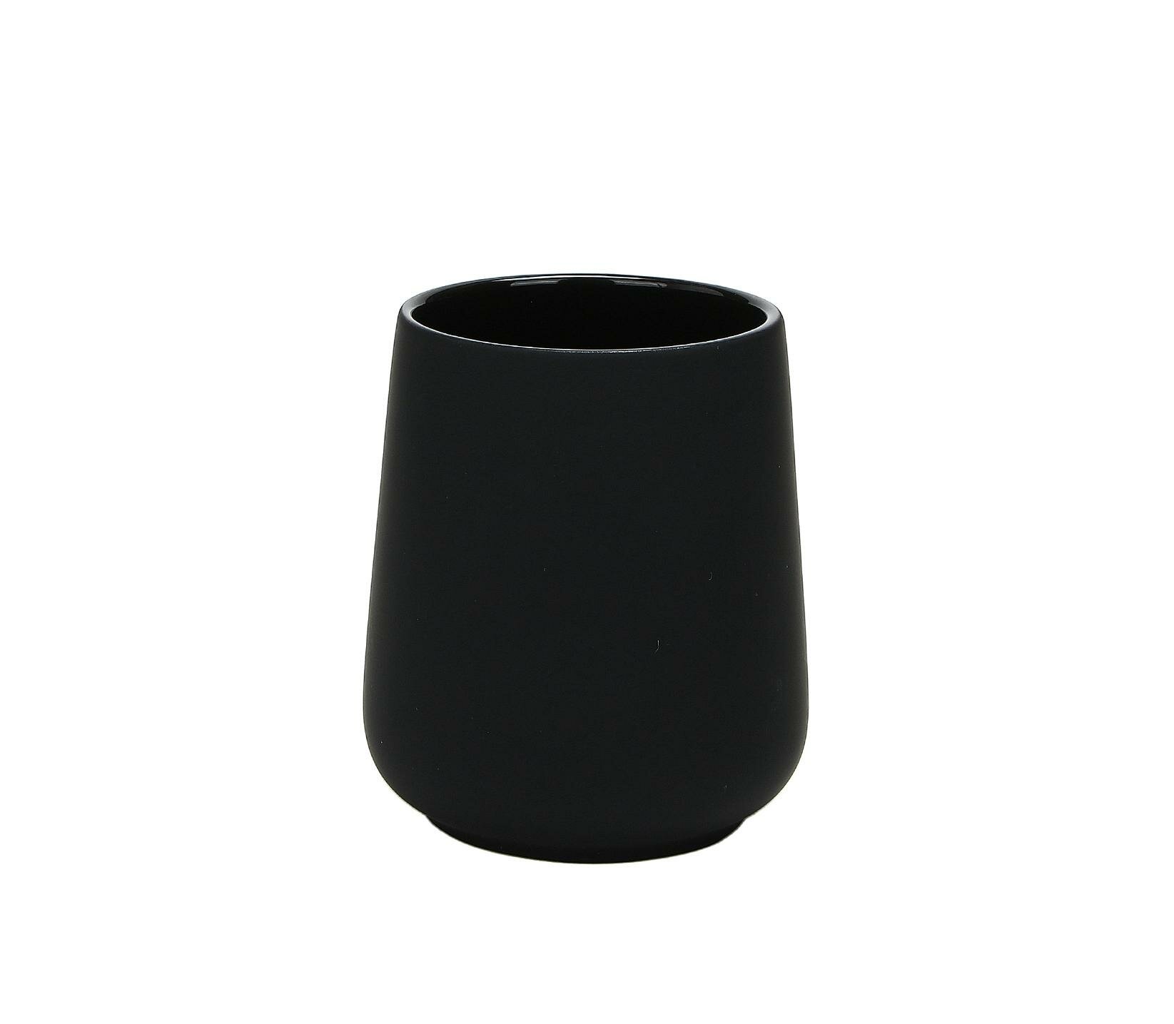 Стакан для зубных щёток Iddis Rich Black LMRBC00i45 керамика цвет черный