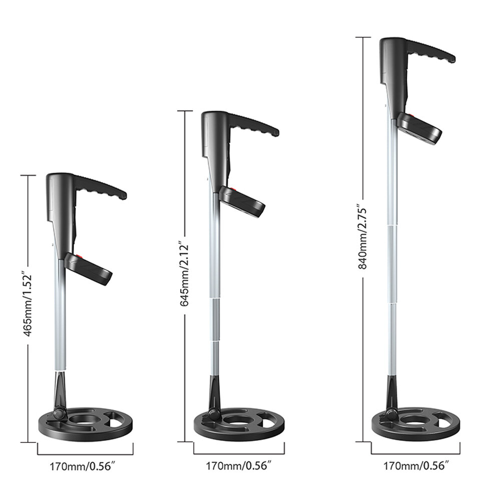 Портативный ручной металлоискатель, металлоискатель с высокой чувствительностью, высокой точностью, ювелирные изделия, сокровища, золото, металлоискатель с водонепроницаемой поисковой катушкой, школьный научный эксперимент для взрослых и детей