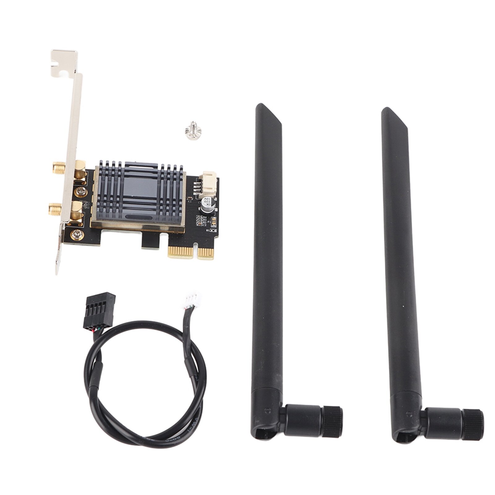 AR5B22 Беспроводной адаптер Wi -Fi 2,4 ГГц 5 ГГц 300 Мбит/с PCI -E Bluetooth 4.0 + 2x5DBI Антенна для Windows 8/8/10