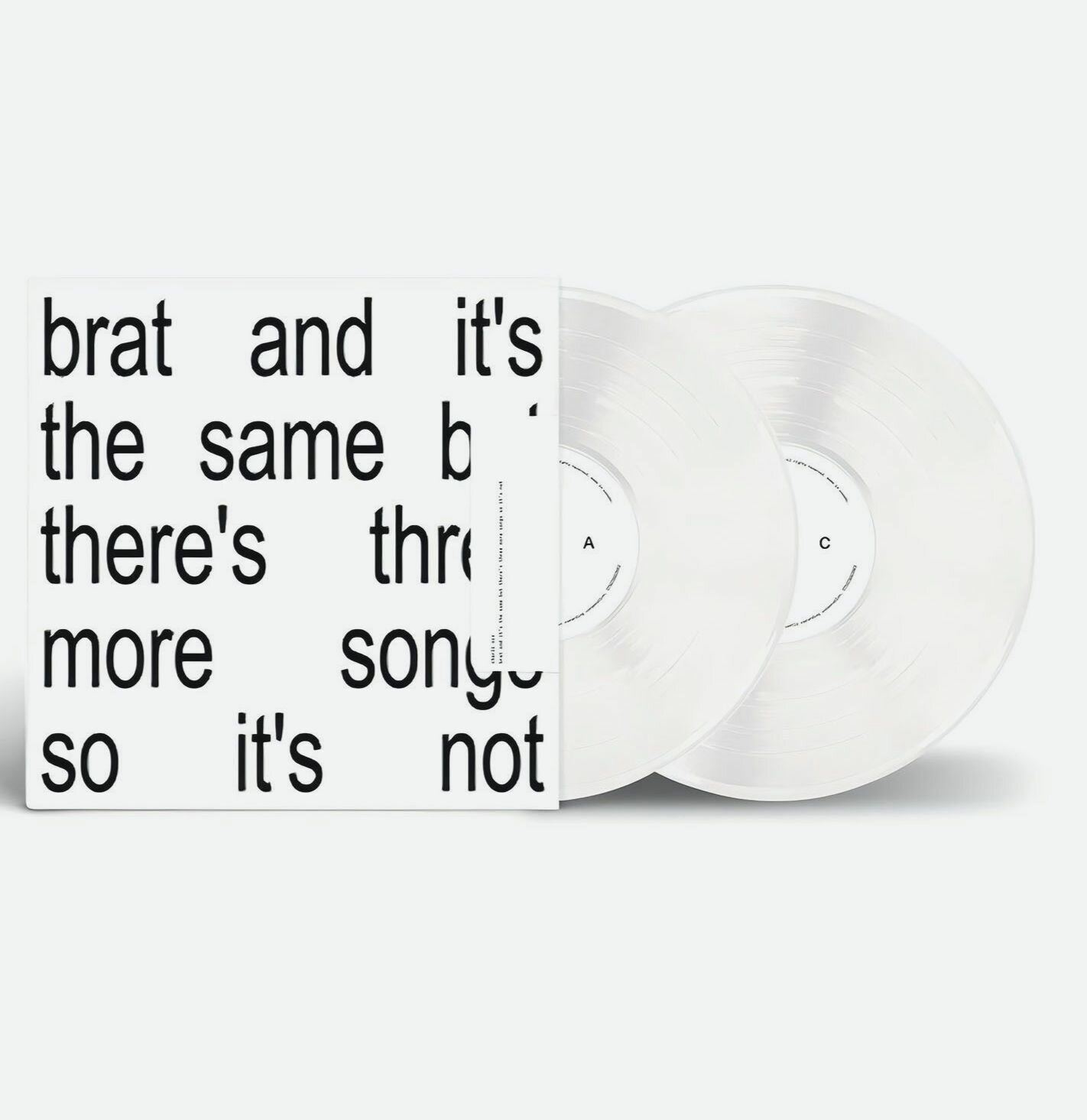 Виниловая пластинка Charli XCX - Brat And It's The Same But There's Three More Songs So It's Not 2 x Vinyl, LP, Album, Deluxe Edition, White