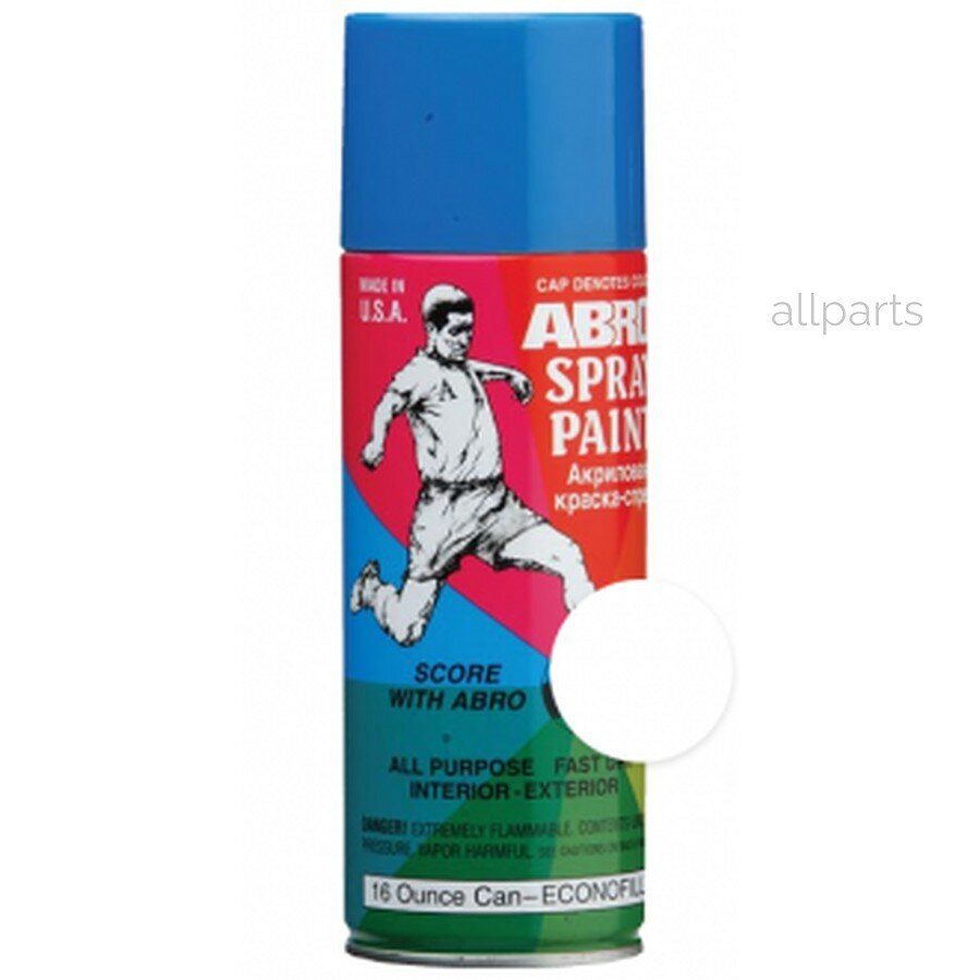 ABRO SP020 ABRO Краска-спрей акриловая № 20 белая матовая 520 мл. SP-020