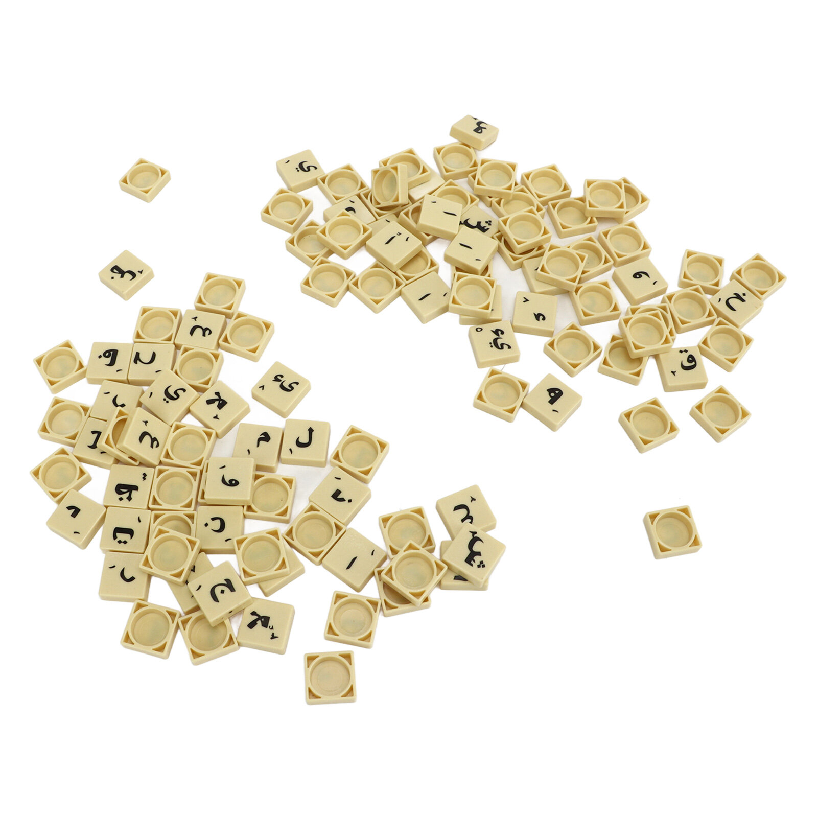 110 шт. пластиковые шахматные фигуры, арабские буквы, кроссворды, плитка, аксессуары для настольных игр