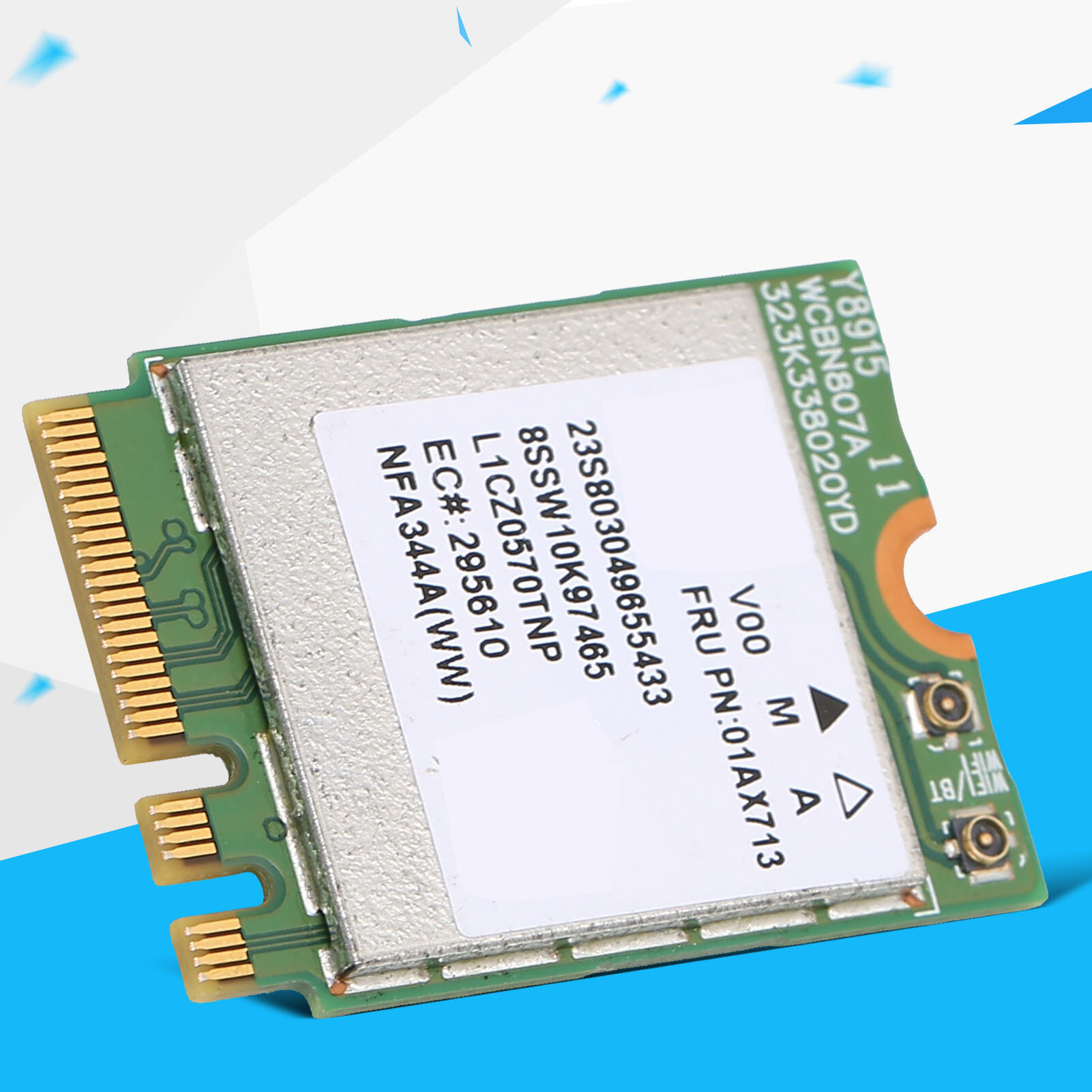 Карта Wi-Fi M.2 NFA344A со скоростью 867Mbps и Bluetooth 4.0 для ноутбуков 710S, 710S PLUS, 720, E41 80, FLEX 4, MIIX 710, MIIX 720, YOGA 710, YOGA 720, YOGA 910 и настольных компьютеров THINKCENTRE M710Q, M710S, M710T, M910Q, M910X, M910Z, THINKPAD