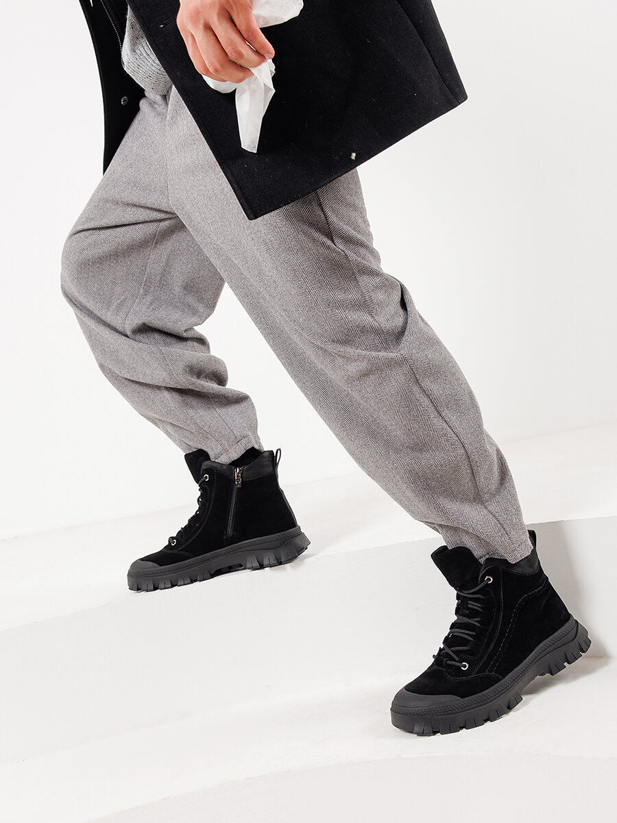 Ботинки берцы утепленные мужские треккинговые