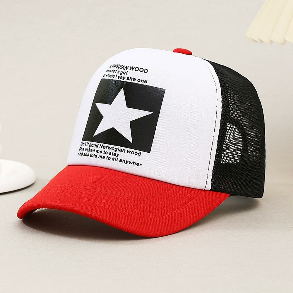 Регулируемая бейсболка с принтом