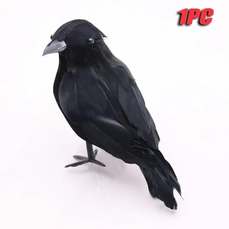 Набор украшений "Черный ворон" Crooked crow-1PC