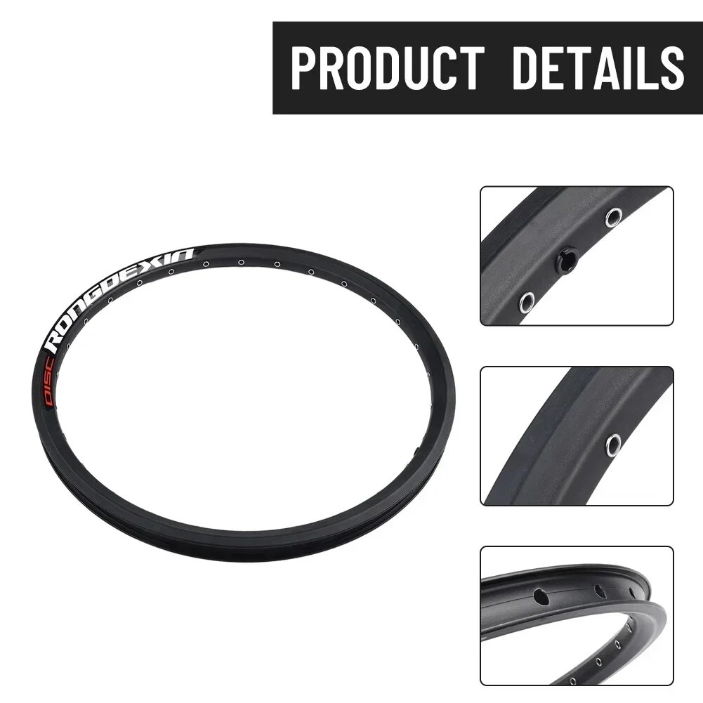 Обод велосипедный 20 дюймов алюминиевый 24/28/32/36 отверстий 36 holes B