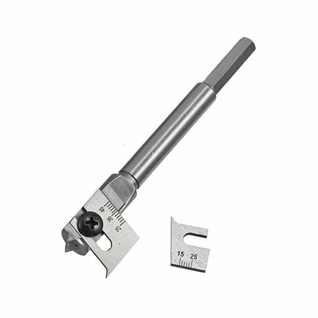 Плоское сверло для деревообработки с шестигранным хвостовиком-диапазон 15 и 45 мм