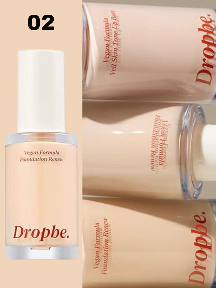 The Saem Лёгкая тональная основа 35г Drop Be Colors Cover Pick Foundation Renew SPF35 PA+++, оттенок 02 Natural Beige