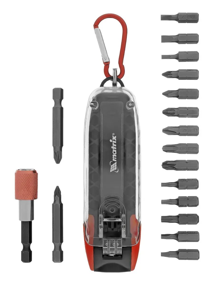 Набор бит для шуруповерта многофункц, 18 шт, 11383