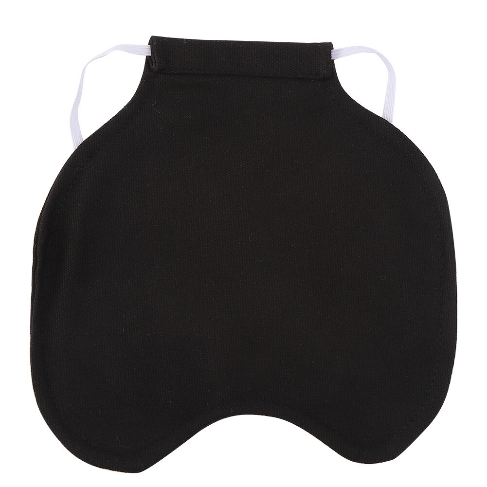 Защита от перьев за задний ход для защиты крыла курица куриная седло двойная куртка (20x19,5 см) черный