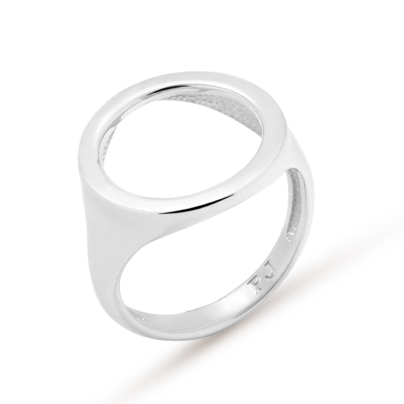 Печатка, серебро, 925 проба, родирование