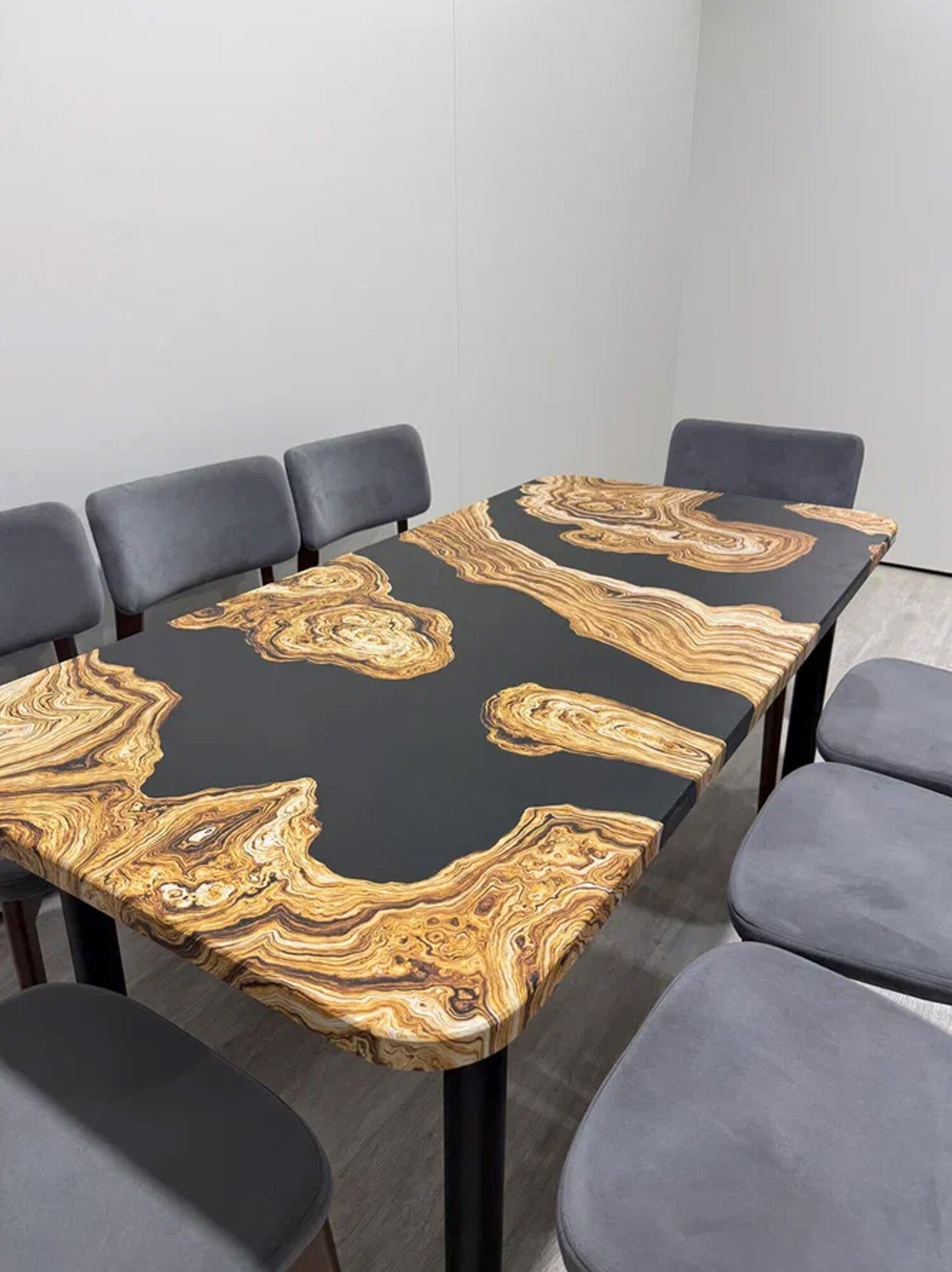 Стол кухонный обеденный прямоугольный дизайнерский лофт THETABLE•RU 160х80 2.73/11.1