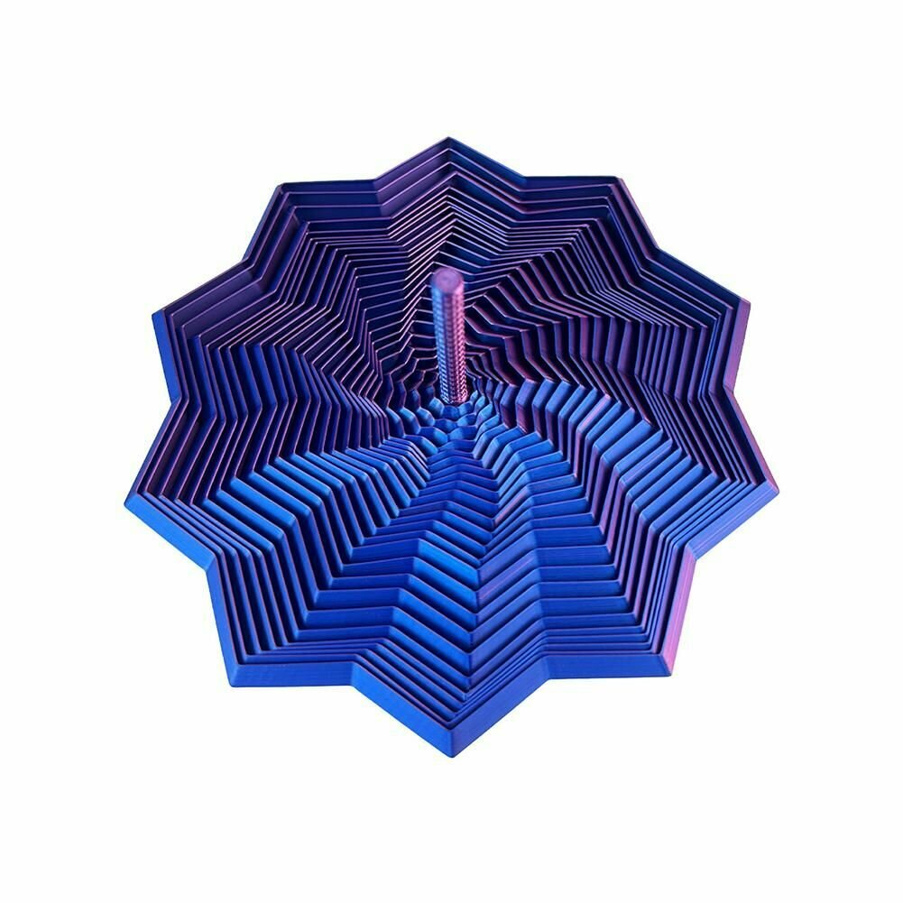 3D-печатная многоугольная гравитационная спиральная башня