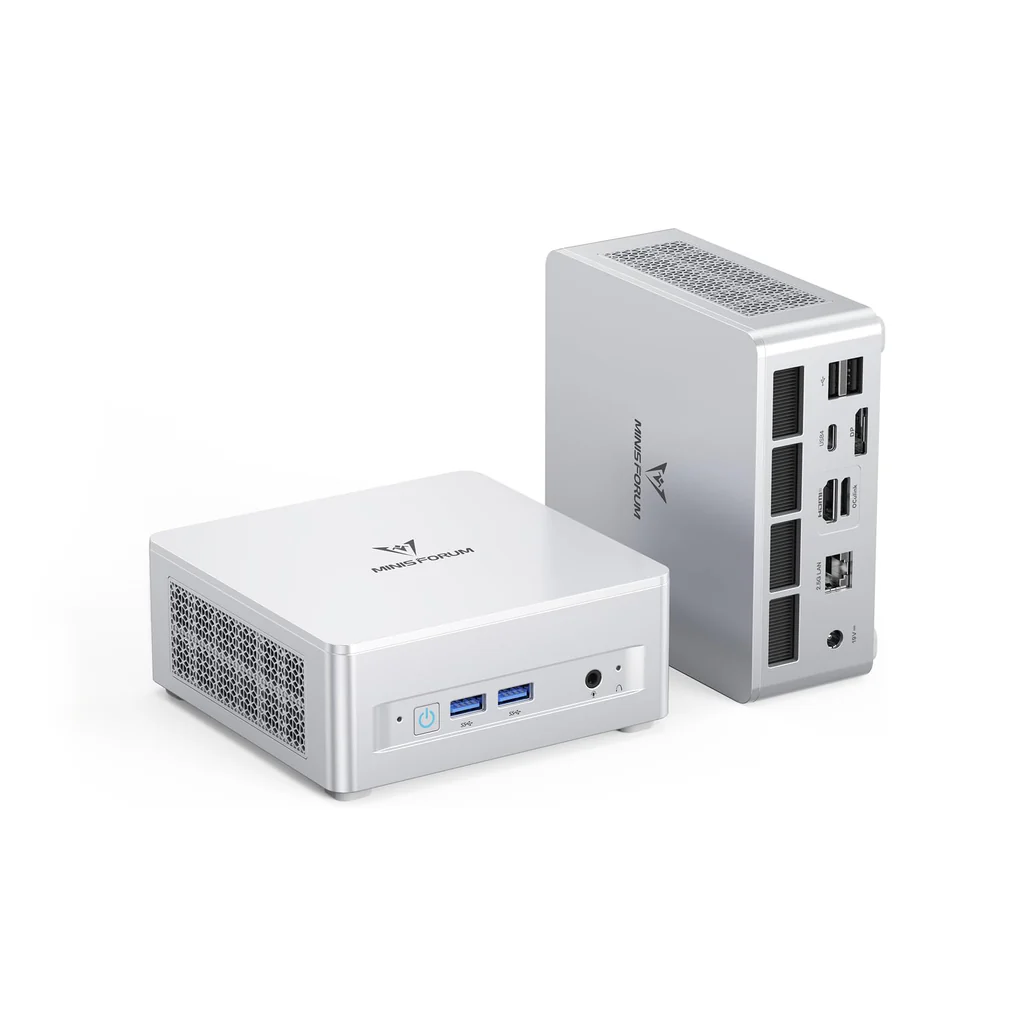 Компьютер Мини ПК Minisforum UM870 PLUS AMD Ryzen 7 8745HS +16GB DDR5 5600 + 512GB brand SSD; Radeon 780M; Wi-fi BT