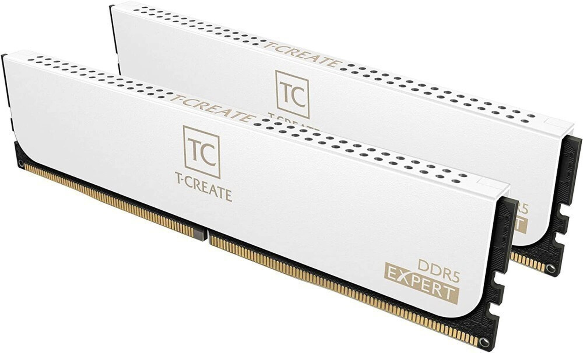 Модуль памяти DIMM DDR5 64Gb, 6000Mhz, 2x32Gb, Team Group T-CREATE Expert White (CTCWD564G6000HC34BDC01)