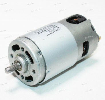 Двигатель блендера DC423327-2 90W, 220VDC, 11000r/min (вал 12х5,25мм, со шлицами 5,25мм)