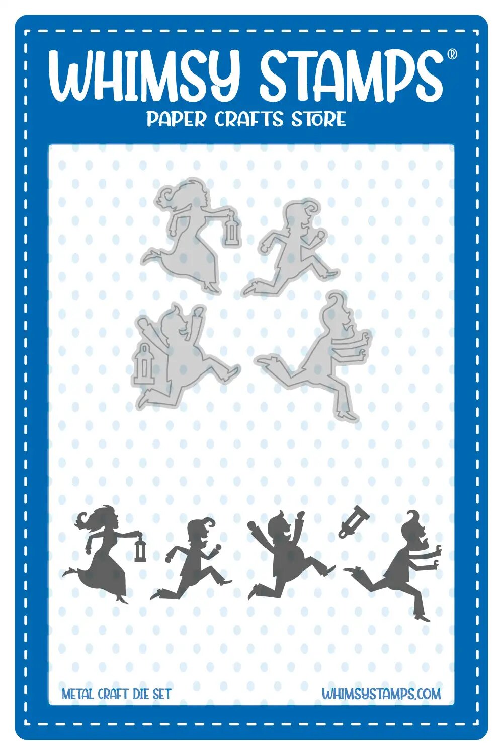 Металлические штампы Whimsy Stamps AA5736-die, ангелы