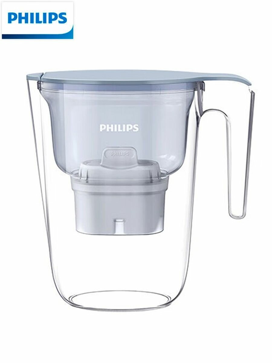 Филипс кувшин для фильтрации воды, фильтровальный кувшин AWP2811, 2.8 литра, с одним картриджем