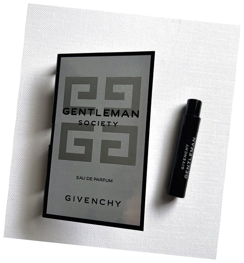 Парфюмерная вода Живанши Джентльмен Сосиети 1 мл миниатюра - Gentleman Society для мужчин спрей