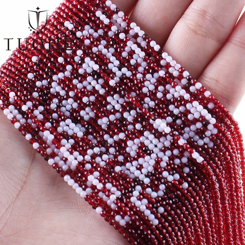 Градиентные стеклянные бусины 2 мм, набор для бижутерии Красный, 2mm(20 strands), Gradient-6