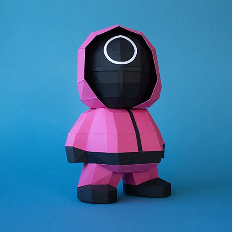 Конструктор бумажный, 3D набор для творчества, моделирования полигональной фигуры из картона, развивающий, подарочный / инструменты для сборки в комплекте полигональное моделирование картонный конструктор сборка фигур творческий набор