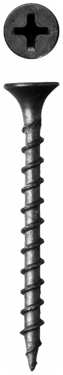 Саморезы гипсокартон-дерево ЗУБР 35х3.5 мм 350 шт фосфатированные для крепления к деревянной обрешетке