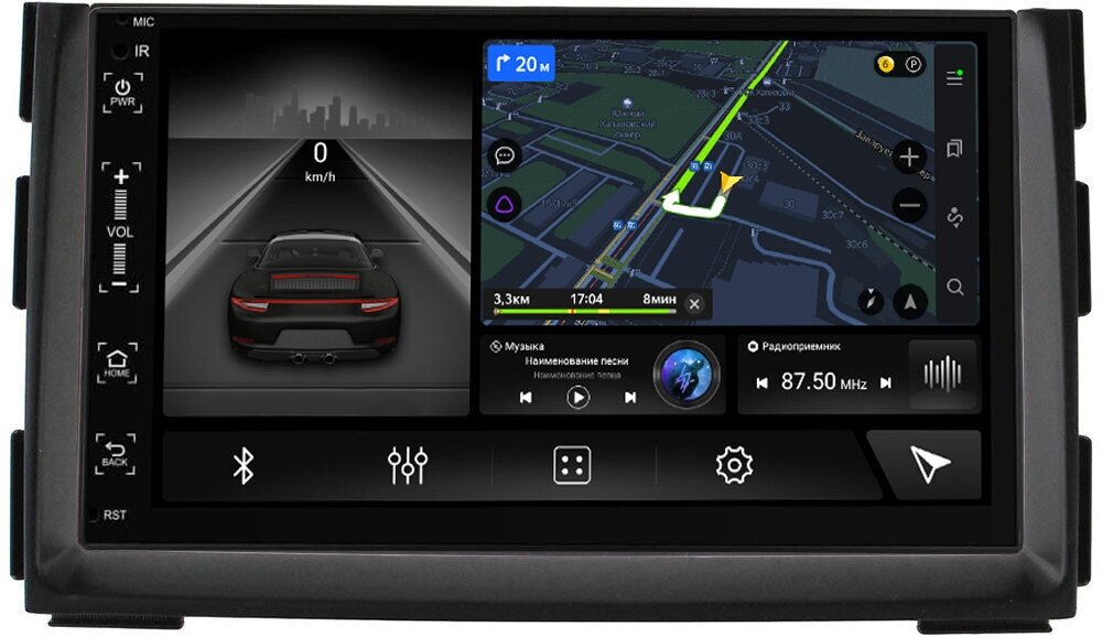 Магнитола в штатное место 2 din Kia Ceed 2010-2012 Canbox M-Line 5511-RP-KICEC10-72 на Android 10 (4G-SIM, 2/32, DSP, IPS)