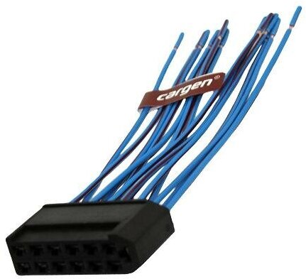 Разъем 5 межжгутовой 13-ти клеммный гнездовой ВАЗ-2108 серии 2.8, с проводами 0,75 мм кв.(Сargen)