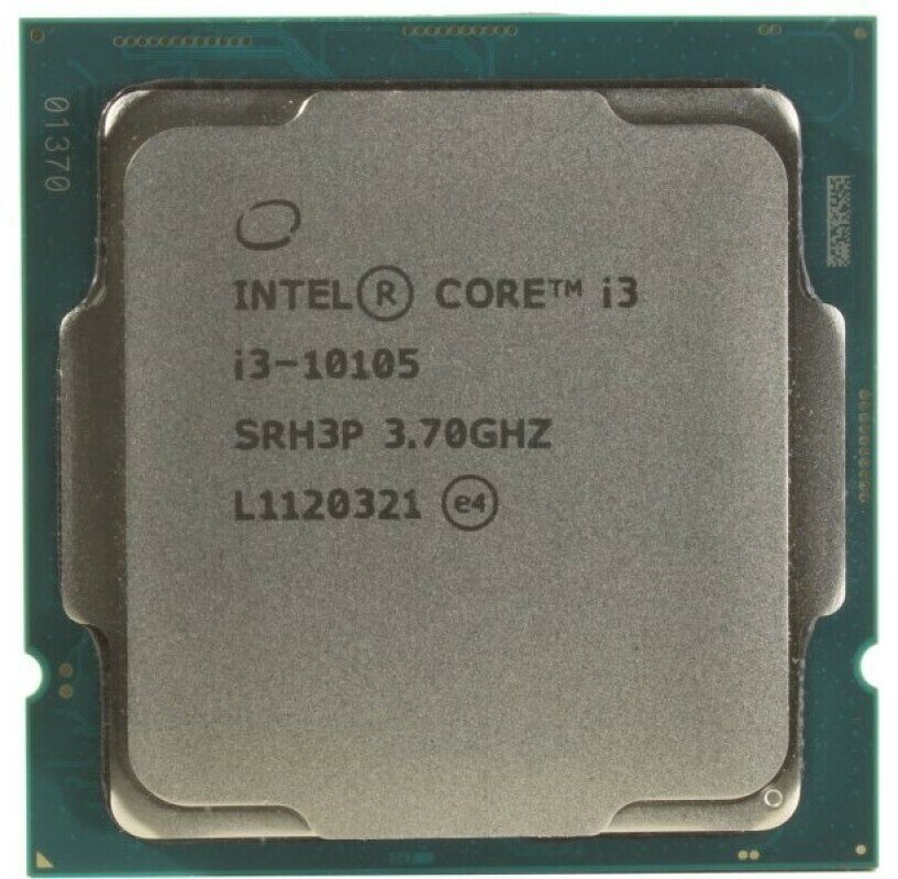 Процессор Intel Core i3 10105 Soc-1200 (3.7GHz/Intel UHD Graphics 630) OEM