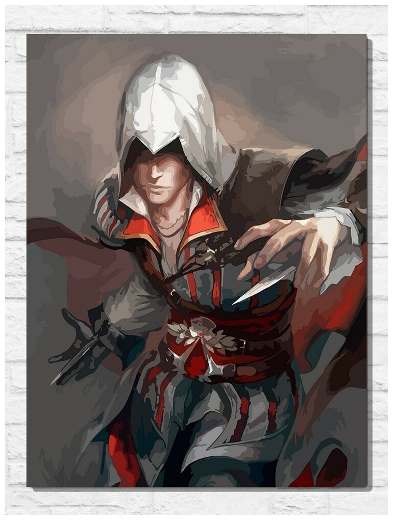 Картина по номерам на холсте игра Assassin's Creed 2 - 11494 В 30x40